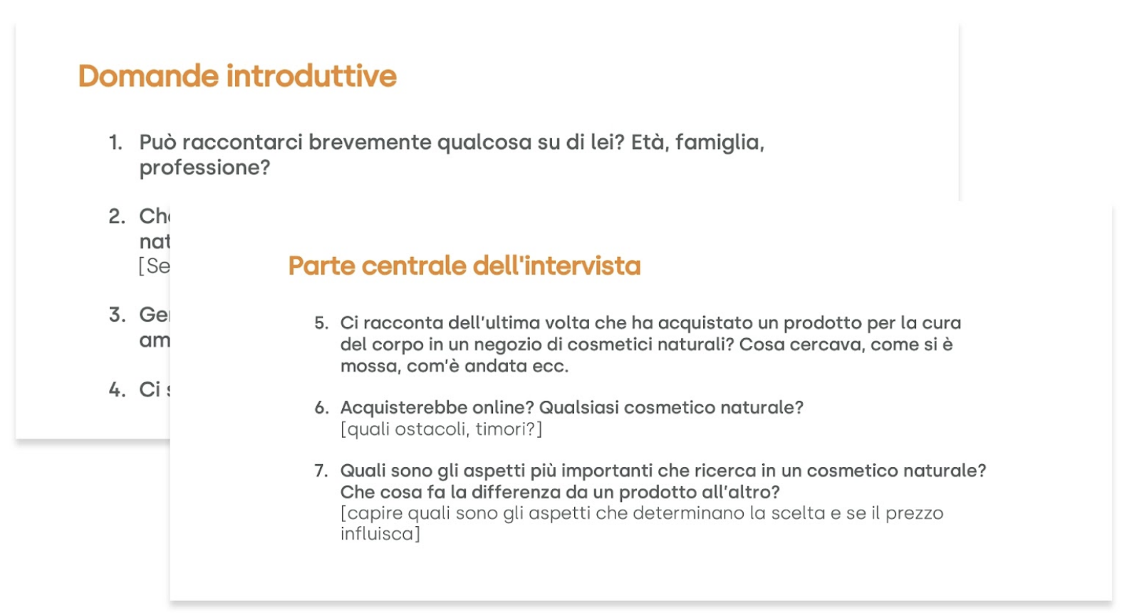 Usare le interviste qualitative per progettare un e-commerce